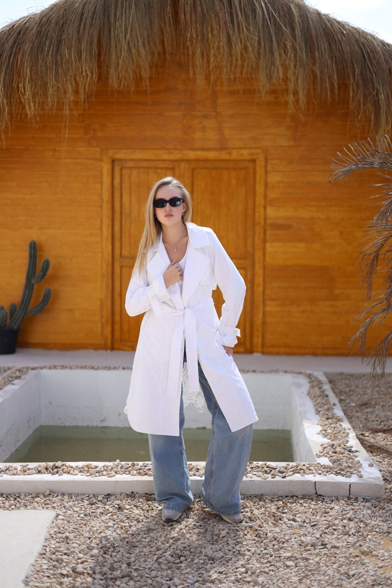 Alessé Gabardine Coat – Ornaty